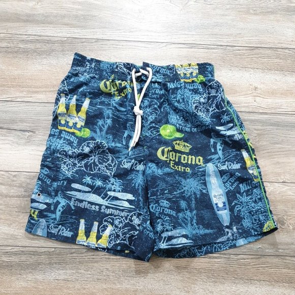 Corona | Swim | Corona Extra Mens 34 Swim Trunks Beachwear Party Beer ...